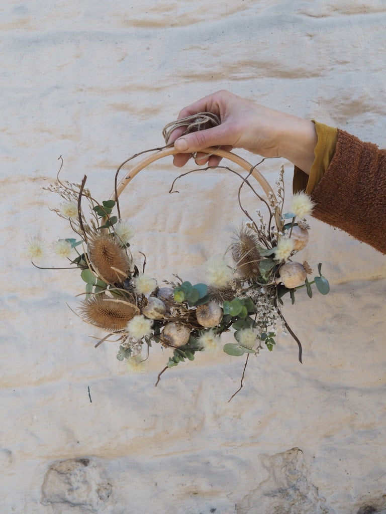 Dried Flower Hoop Workshop 18/10 | BRAMBLE & WILD