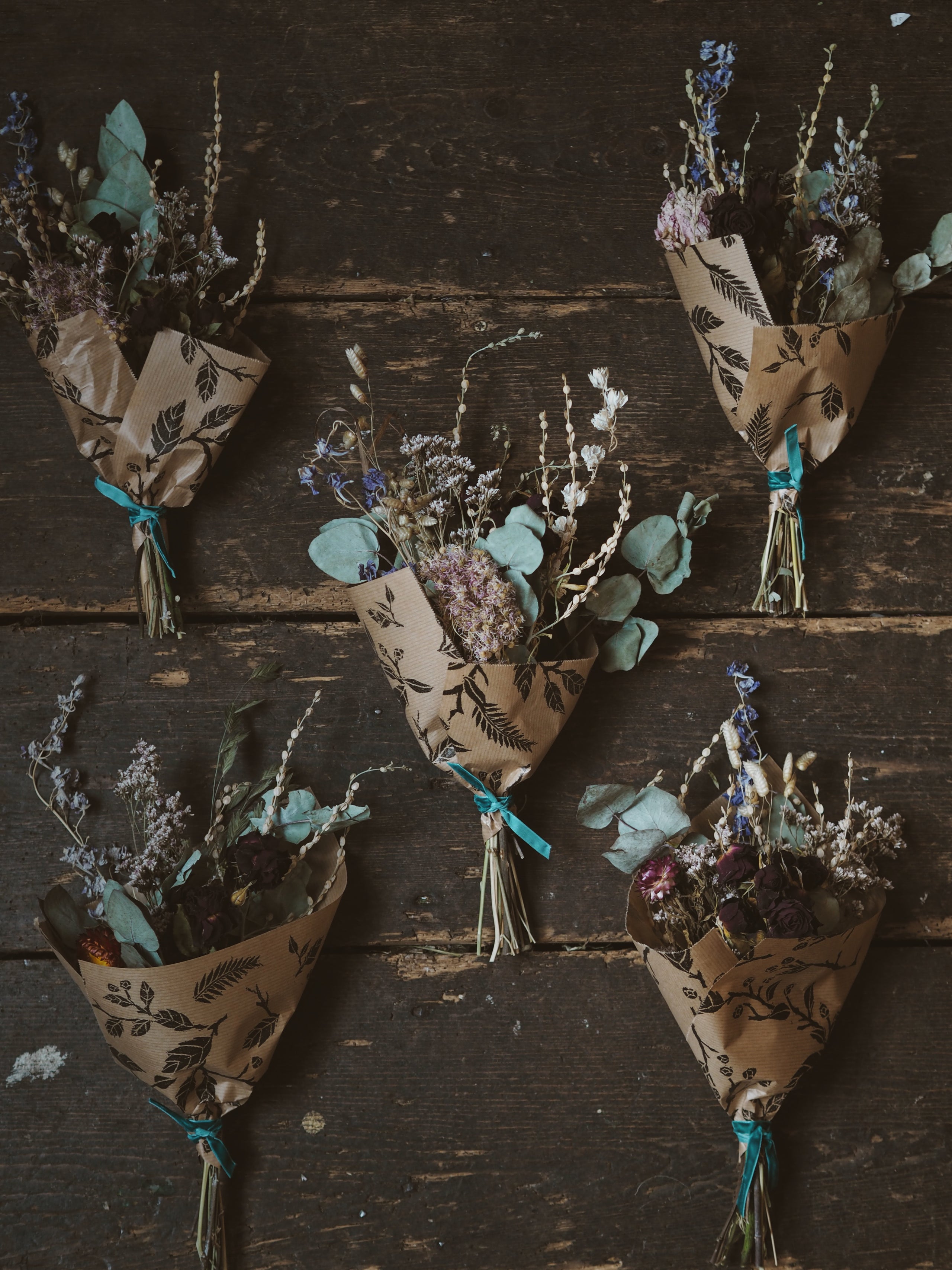 Mini Dried Flower Bunch | Bramble & Wild - Florist In Frome
