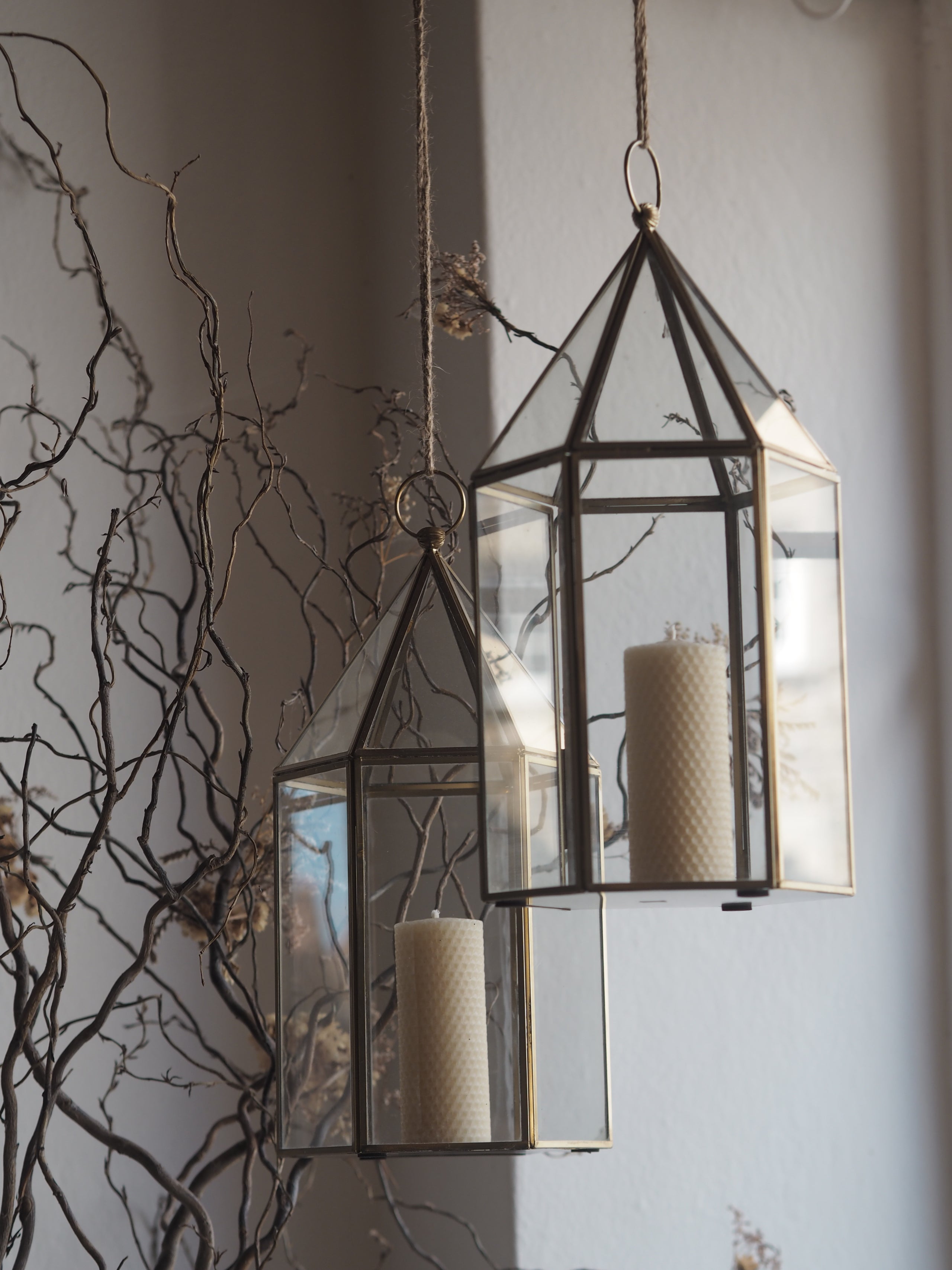 Gold Terrarium Lantern | BRAMBLE & WILD