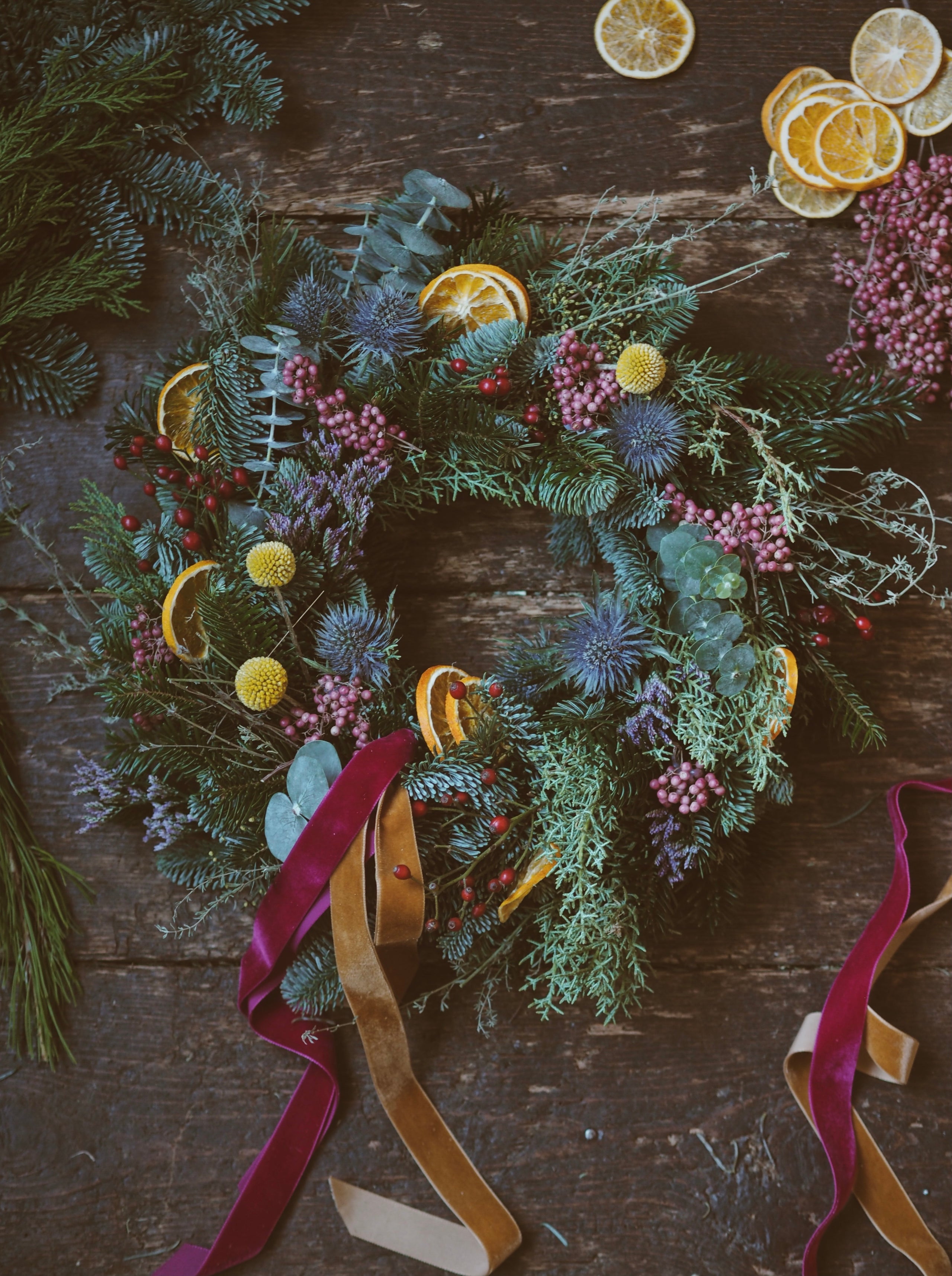 The Bramble Wreath Kit - NATIONAL DELIVERY | BRAMBLE & WILD